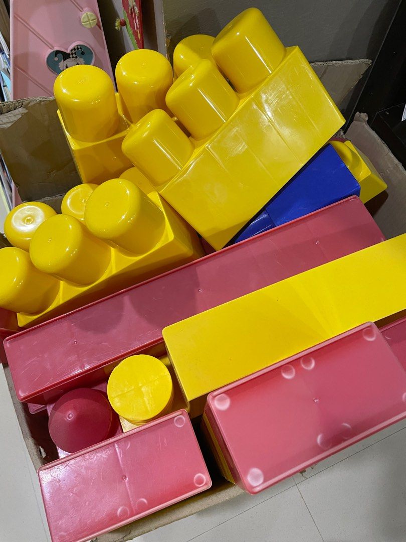 Kids Large Building Blocks, Hobbies & Toys, Toys & Games on Carousell