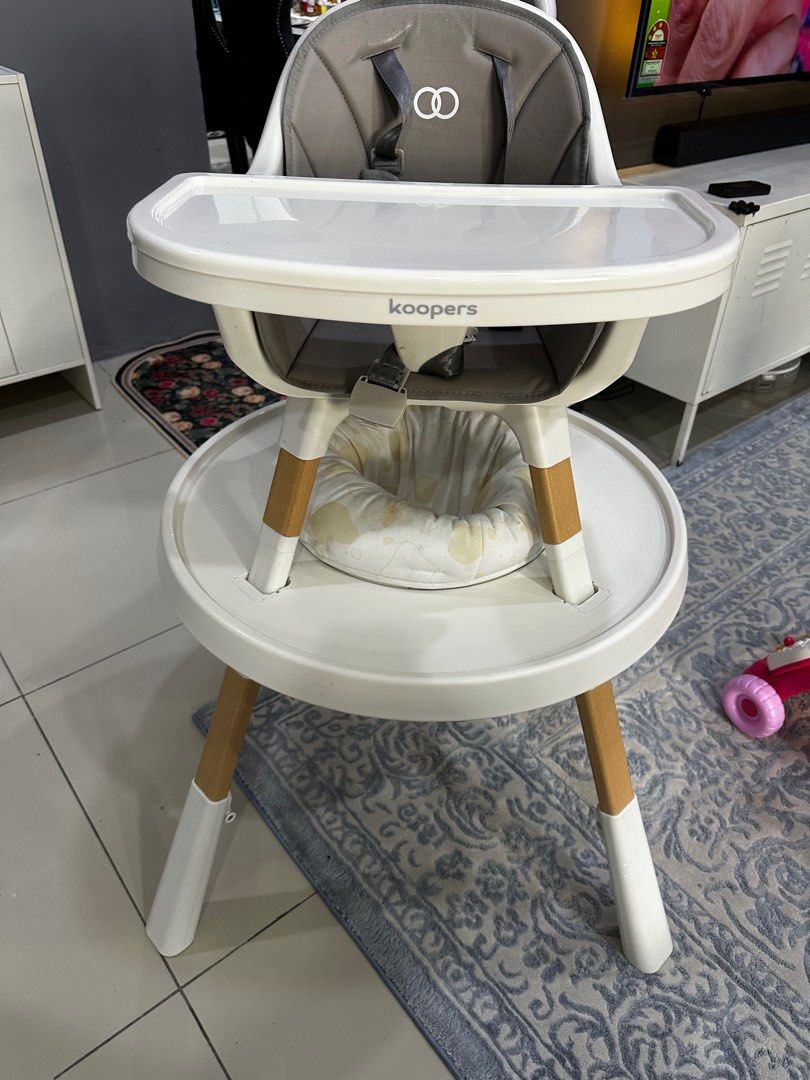 Koopers Zimo 4-in-1 Convertible Highchair Kerusi Makan Kanak-Kanak ...