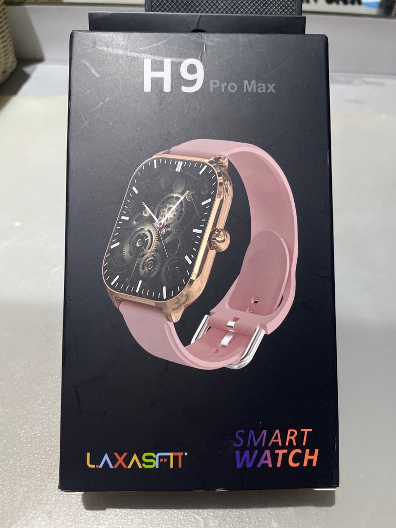 LAXASFIT H9 Pro Max Smartwatch - Rose Gold, Mobile Phones & Gadgets ...