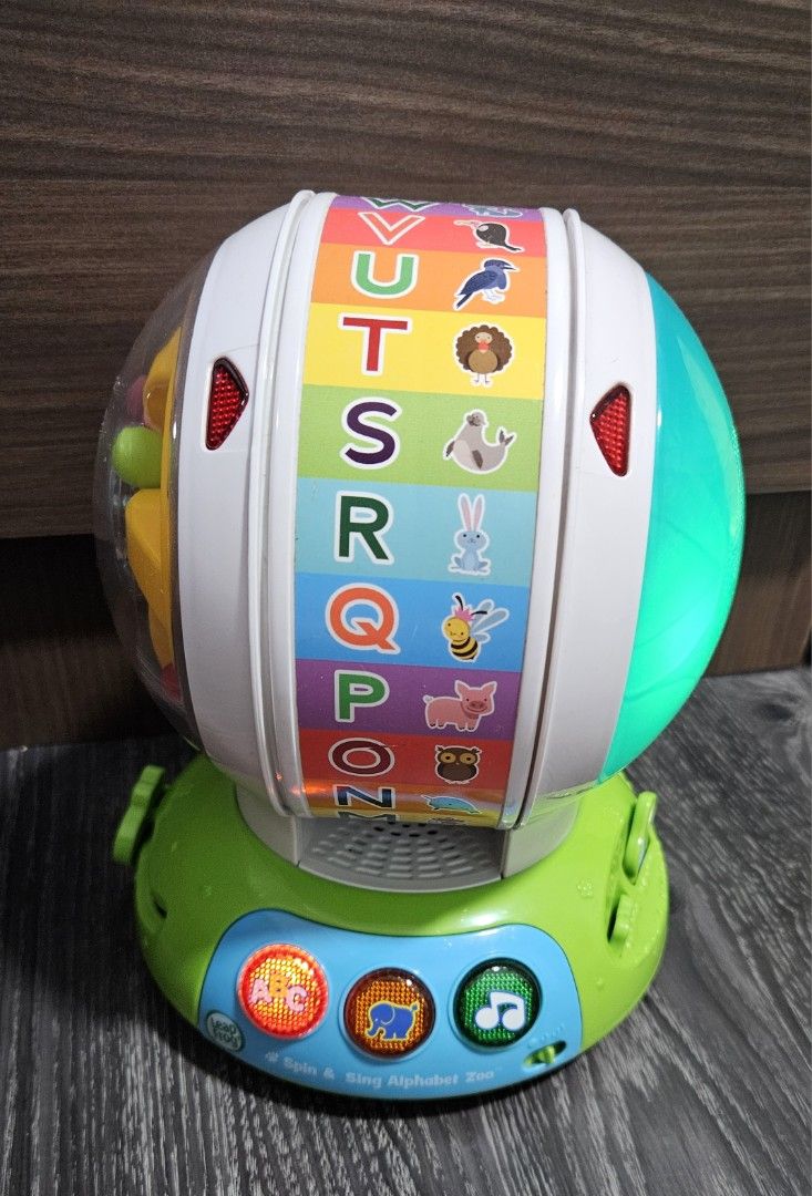LeapFrog Spin & Sing Alphabet Zoo, Hobbies & Toys, Toys & Games on ...