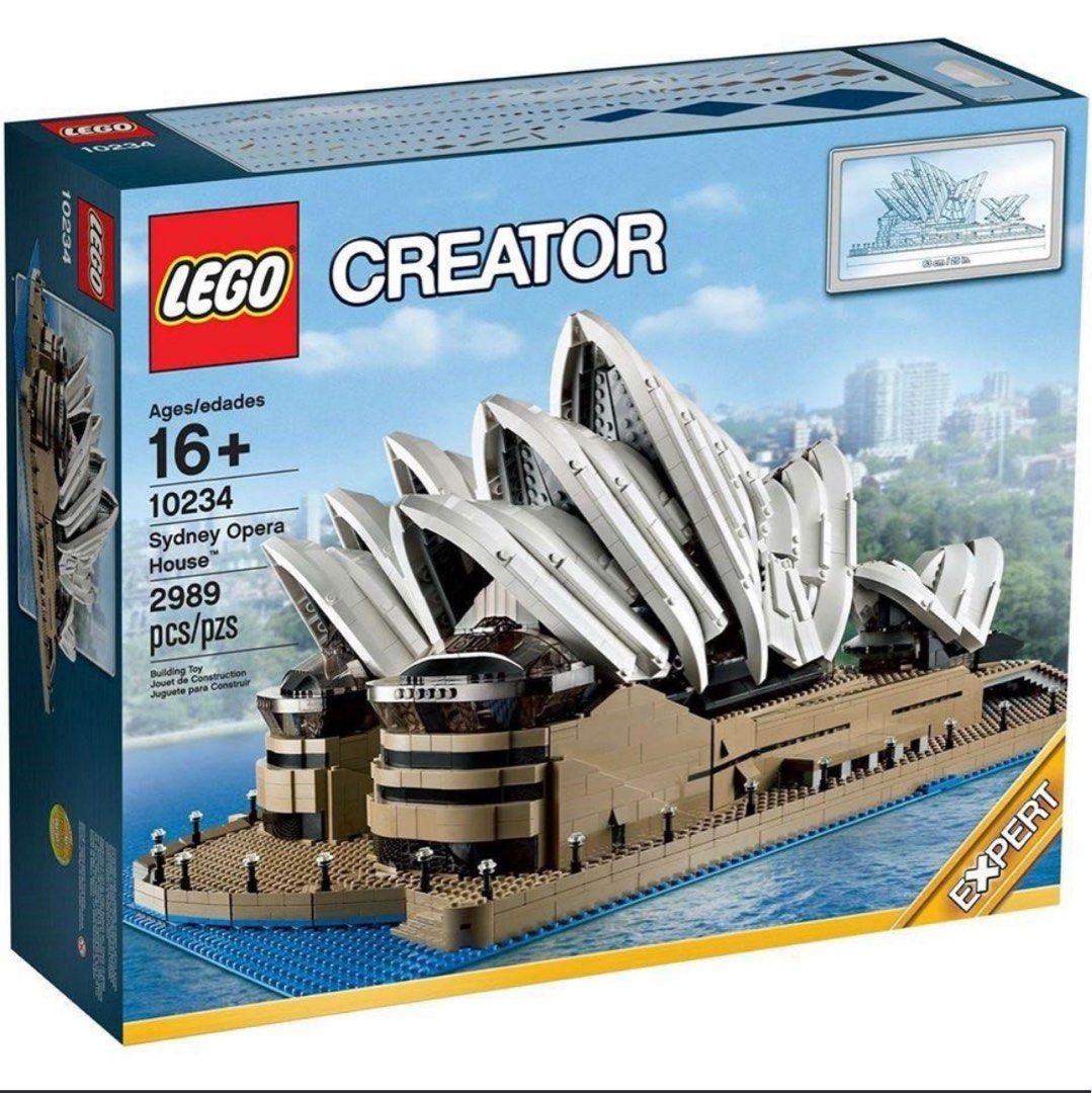 LEGO Creator 悉尼歌劇院 10234, 興趣及遊戲, 玩具 & 遊戲類 - Carousell