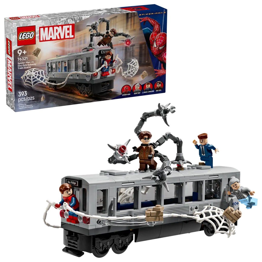 LEGO Marvel Spider-Man vs. Doc Ock Train Scene 76231, Hobbies & Toys ...