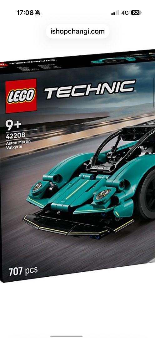 LEGO Technic 42208 Aston Martin Valkyrie, Hobbies & Toys, Toys & Games ...