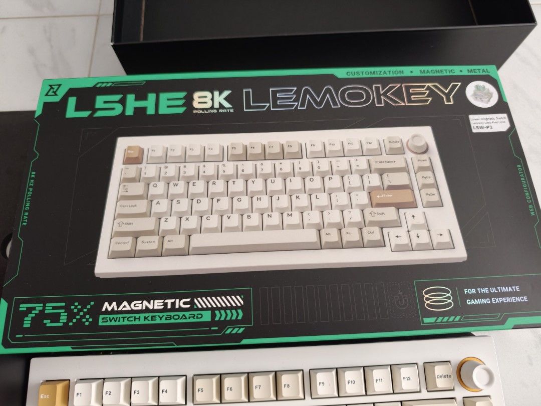 Lemokey L5 HE magnetic switch keyboard, Computers & Tech, Parts ...