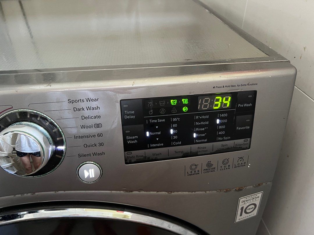 LG Inverter Direct Drive 9kg Washing Machine, TV & Home Appliances ...