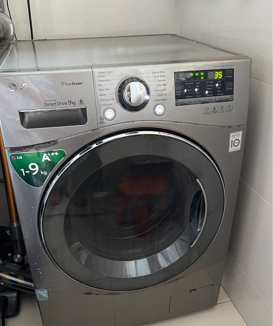 LG Inverter Direct Drive 9kg Washing Machine, TV & Home Appliances ...