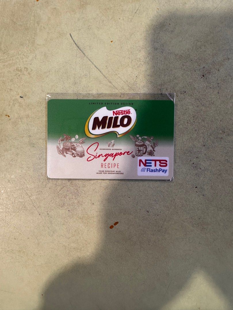 Limited Edition Nestle Milo Singapore Recipe EZ-Link Card , Hobbies ...