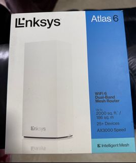 Linksys Atlas Pro 6 Dual-Band Mesh WiFi System, Computers & Tech, Parts ...