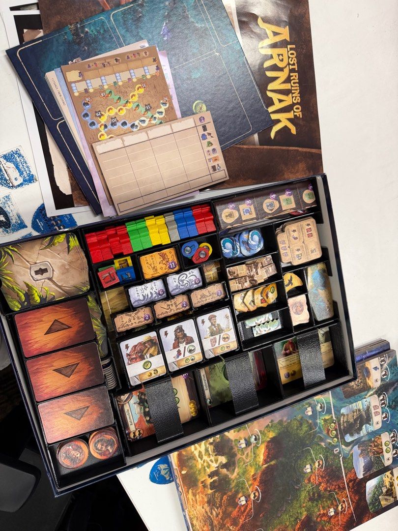 Lost Ruins of Arnak 3D printed Board Game Organizer, Hobbies & Toys ...