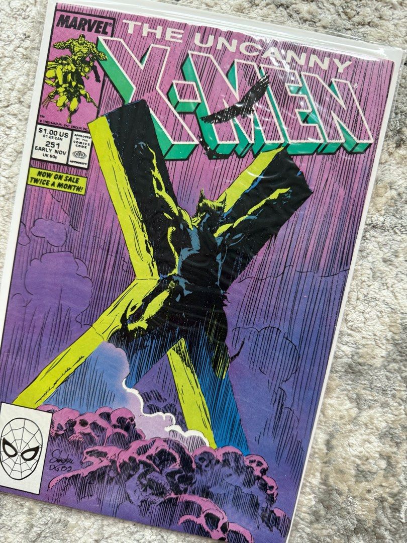 Marvel comics / Marvel Comics 1989 Uncanny X-Men #251 Marc Silvestri ...