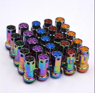 🎌🏁 RMaxGuard 長款防盜螺絲 neo blue m12 racing 🔩, 汽車配件, 改裝、內外零件 - Carousell