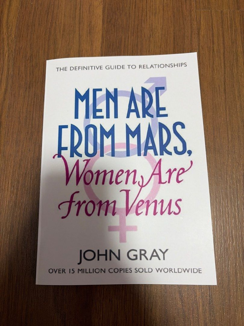 Men Are From Mars, Women Are From Venus by John Gray, Hobbies & Toys ...