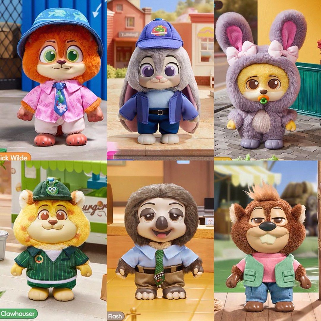 MINISO Disney Zootopia 2 Daily Life Vinyl Plush Pendant Mystery / FULL ...