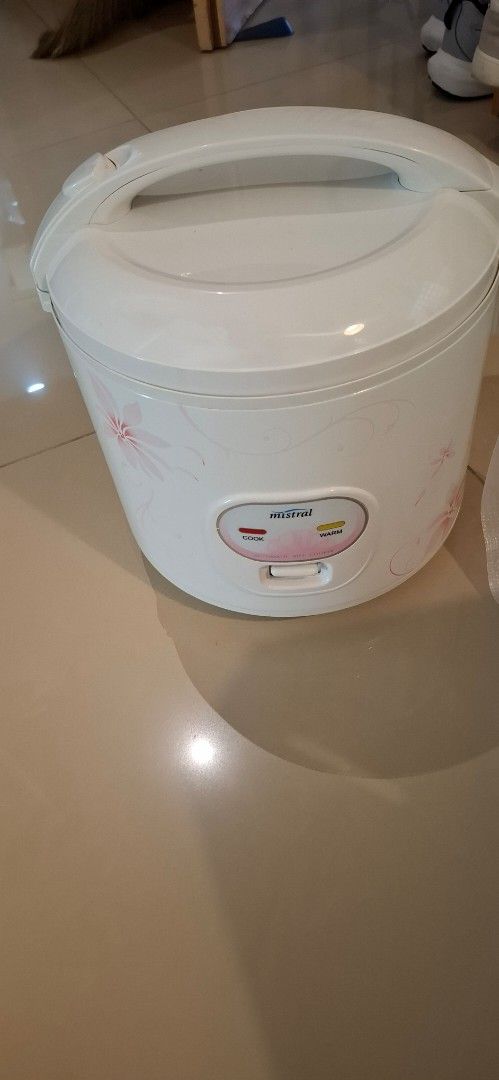 Mistral Rice Cooker - 1.8L Capacity, TV & Home Appliances, Kitchen ...