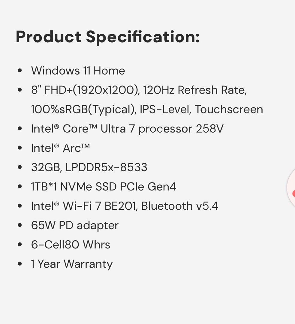 MSI Claw 8 AI Gaming Handheld - 1TB SSD, Video Gaming, Video Game ...