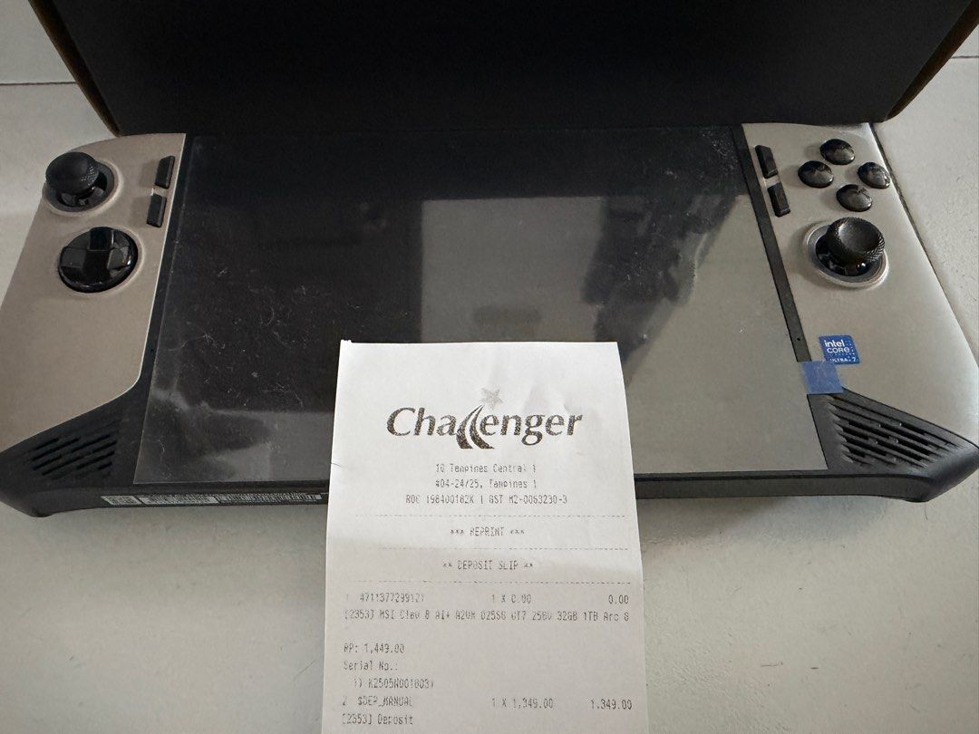 MSI Claw 8 AI Gaming Handheld - 1TB SSD, Video Gaming, Video Game ...