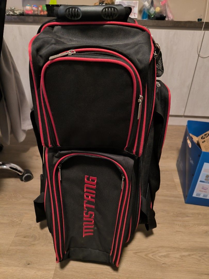Mustang 3-Ball Bowling Bag with Wheels, Sports Equipment, Sports ...