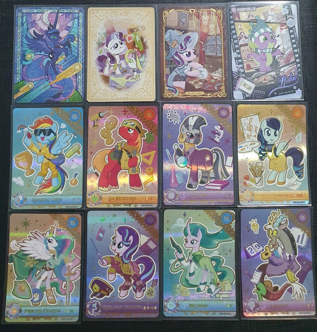 My Little Pony MLP Kayou Cards Luna SC Rarity ZR SGR LSR, Hobbies ...