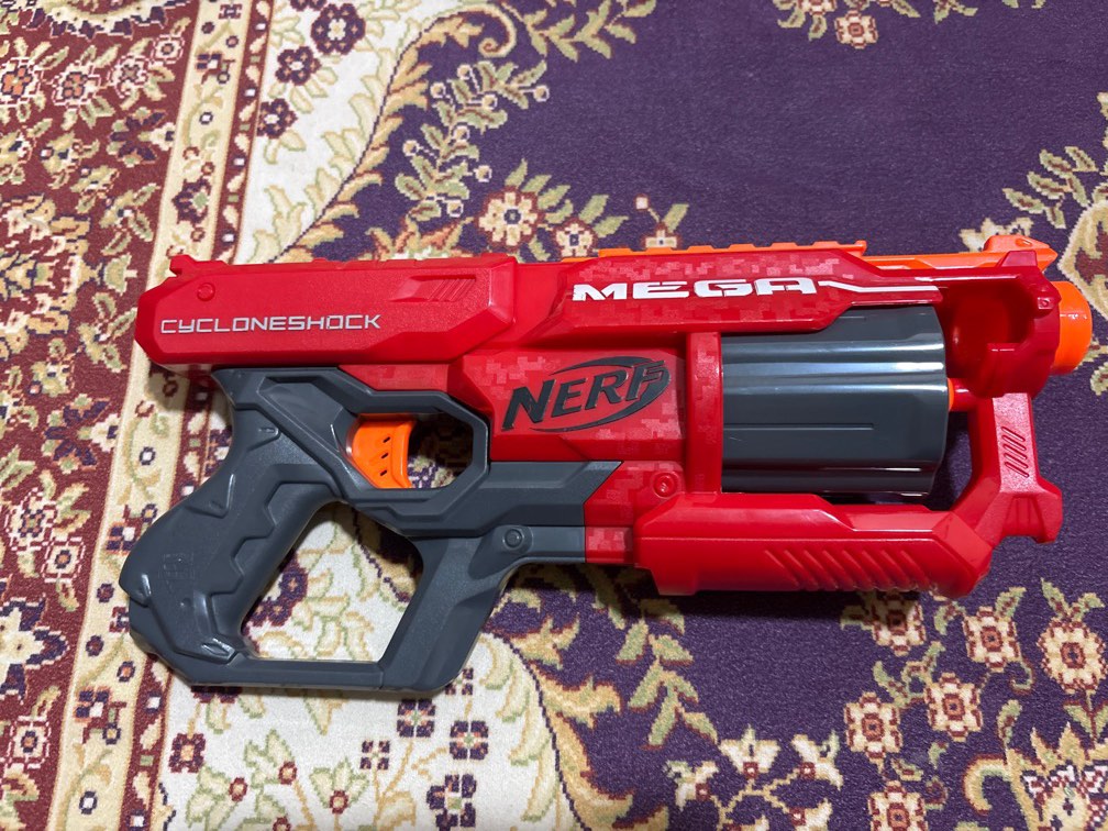 Nerf CycloneShock Mega Gun, Hobbies & Toys, Toys & Games on Carousell