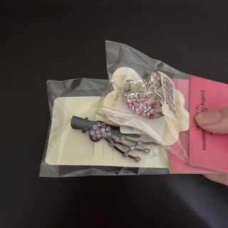 Pink Hair Clips (Stryv) (Sets of 4), Women's Fashion, Watches ...