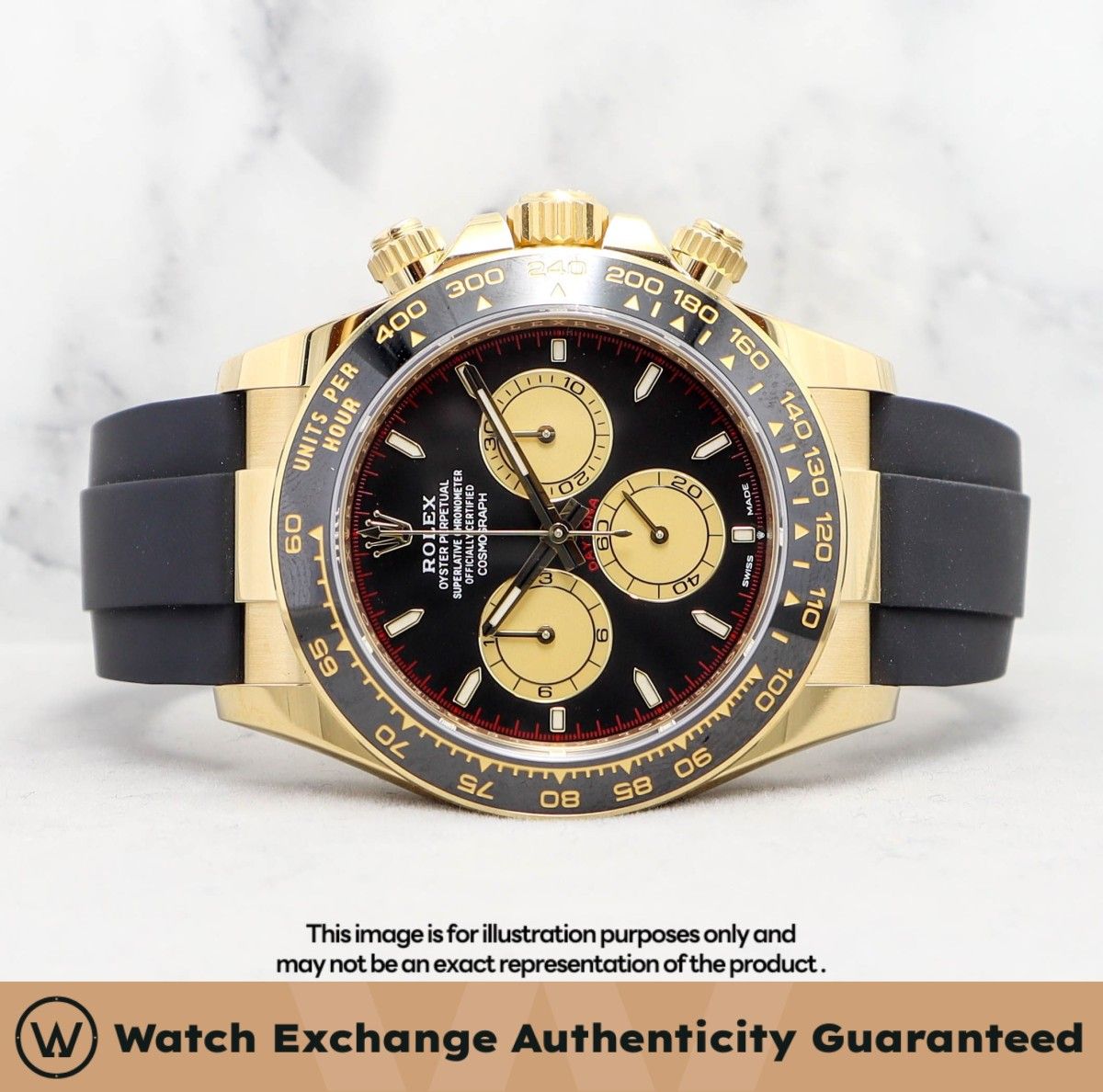 New Rolex Daytona Paul Newman Oysterflex 126518LN 126518 Black and ...