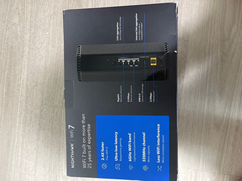 Nighthawk netgear wifi 7 be9300 rs300 router, Computers & Tech, Parts ...