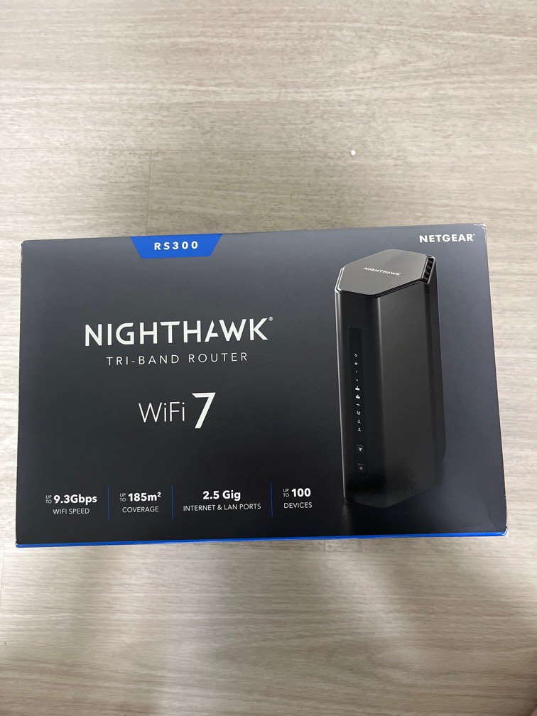 Nighthawk netgear wifi 7 be9300 rs300 router, Computers & Tech, Parts ...