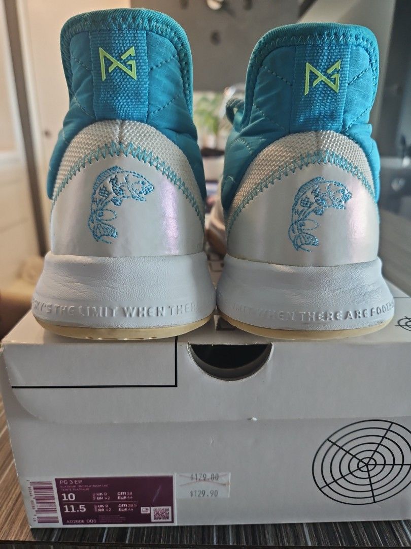 Nike PG 3 EP Basketball Shoes - Size 10, Men's Fashion, Footwear ...