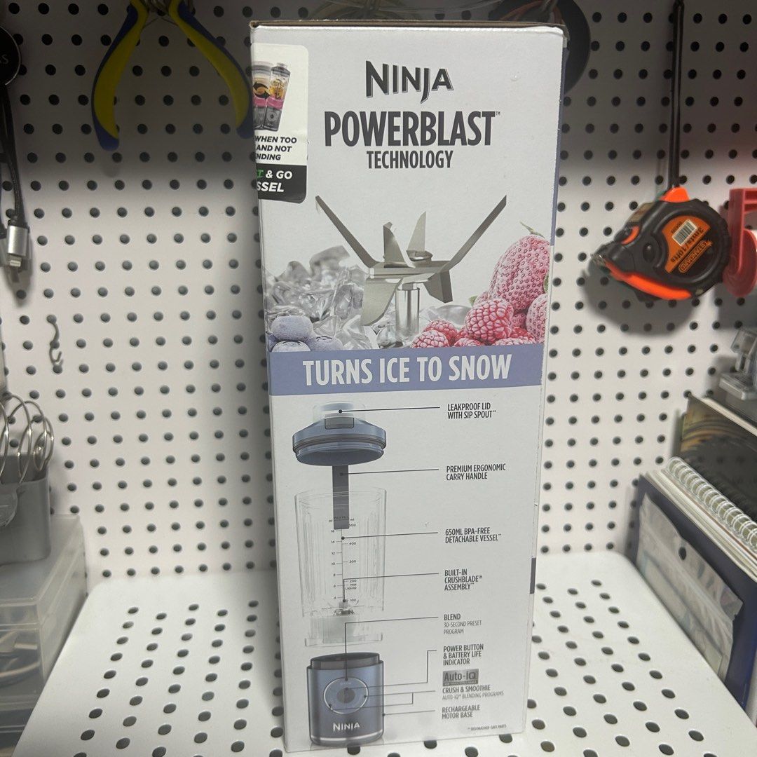 Ninja Blast MAX Cord Free Portable Blender XL, TV & Home Appliances ...