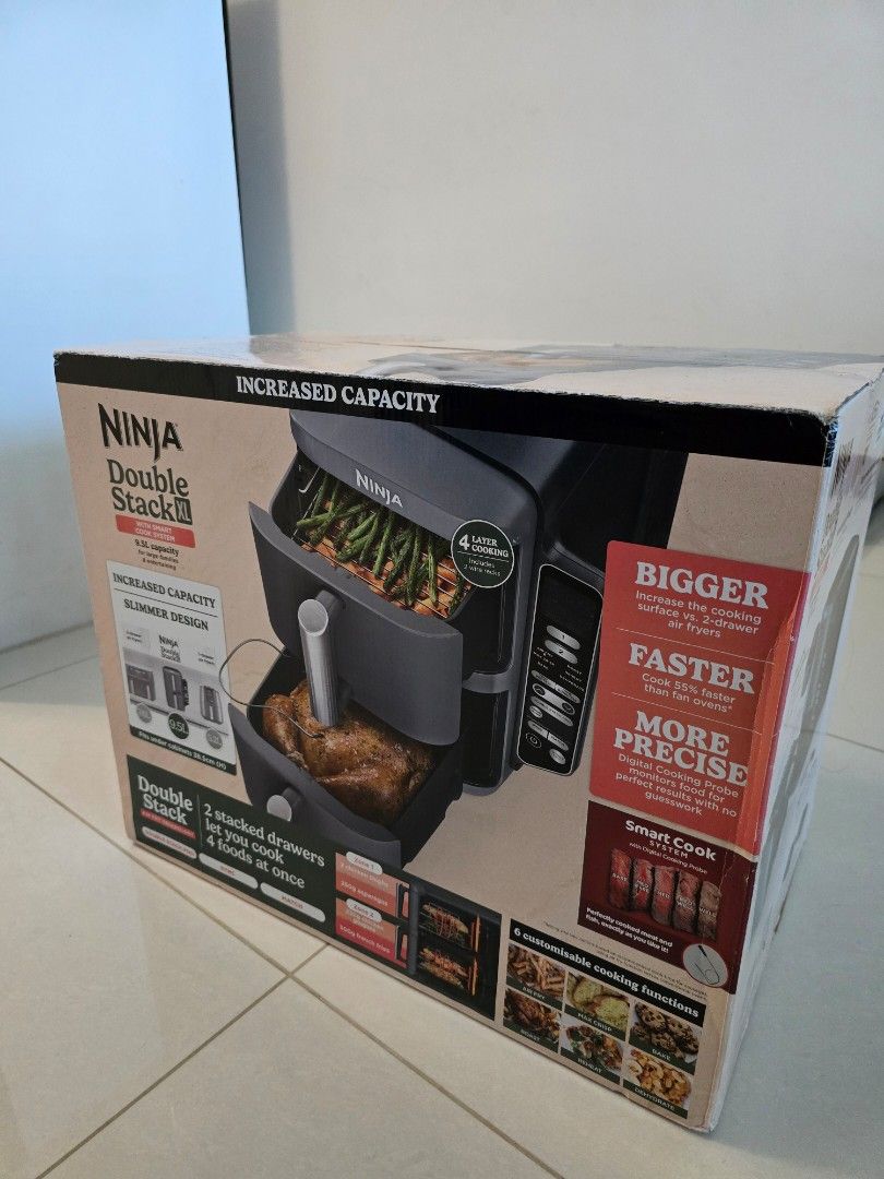 NINJA Double Stack XL Air Fry Oven, TV & Home Appliances, Kitchen ...