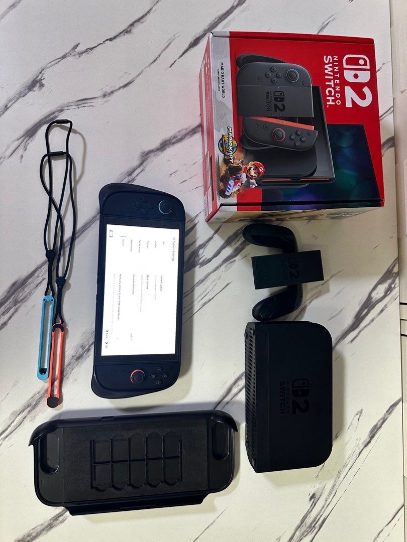 Nintendo Switch 2 Mario Kart Bundle W 256Gb MicroSd Express Card, Video ...