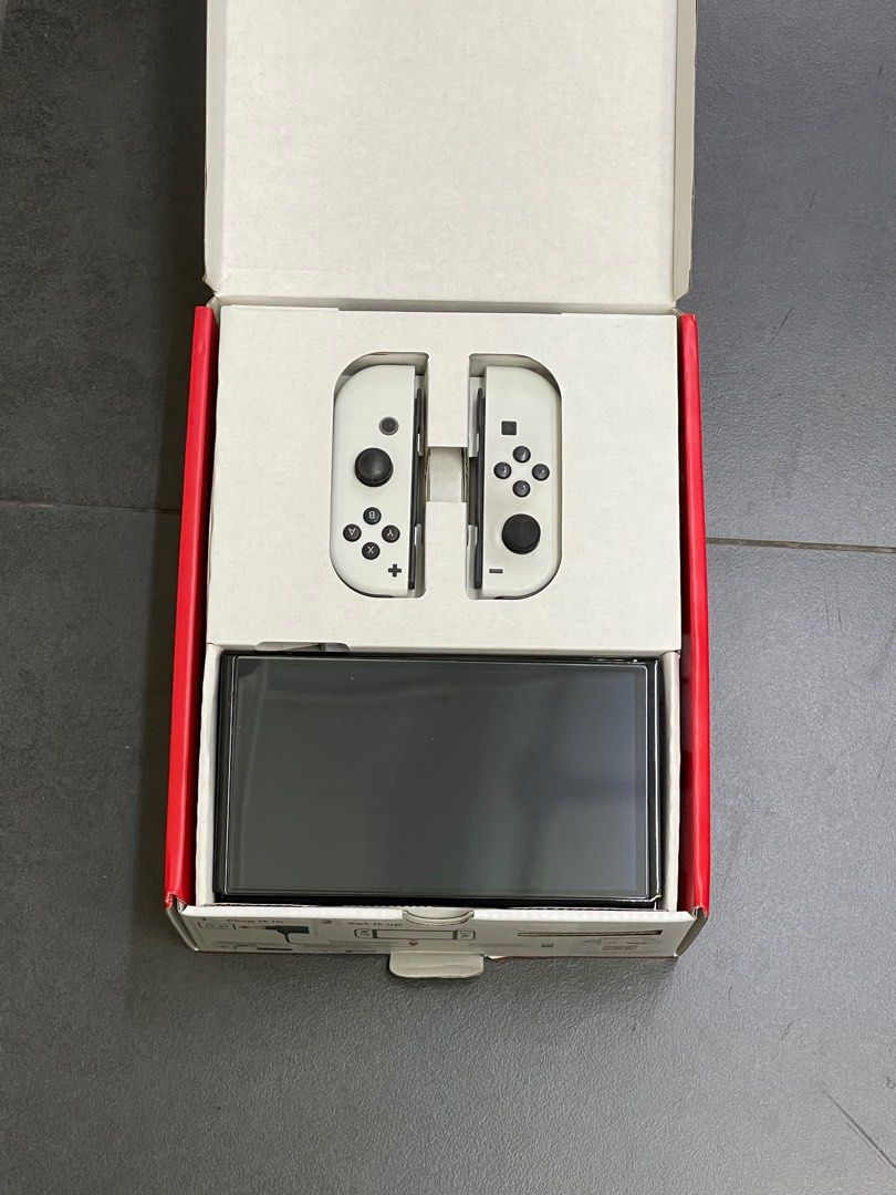 Nintendo Switch OLED Gaming Console HEG-001, Video Gaming, Video Game ...