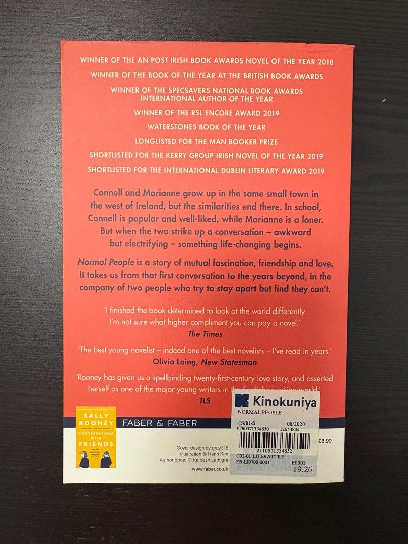 Normal People by Sally Rooney, Hobbies & Toys, Books & Magazines ...