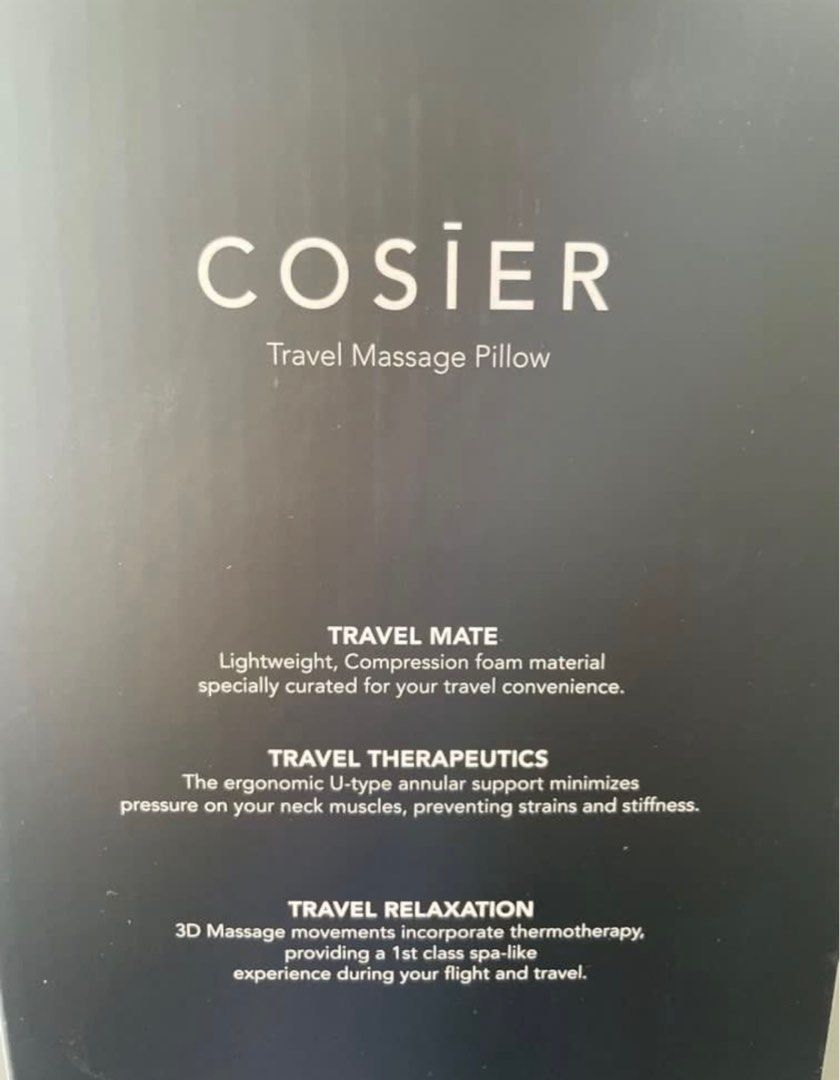 Ogawa Cosier Travel Massage Pillow OG-1101K, Health & Nutrition ...