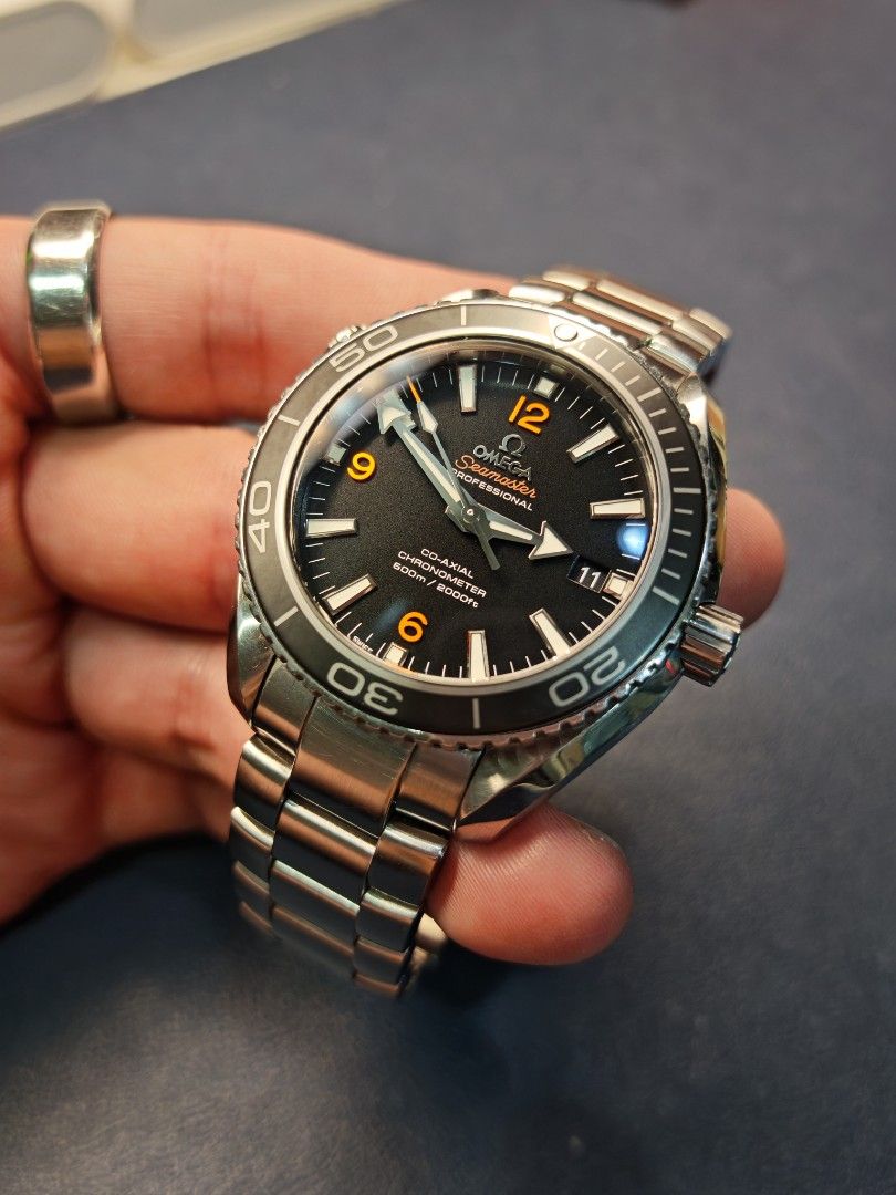 omega seamaster planet ocean 600m 42mm ceramic bezel (FULLSET), Luxury ...