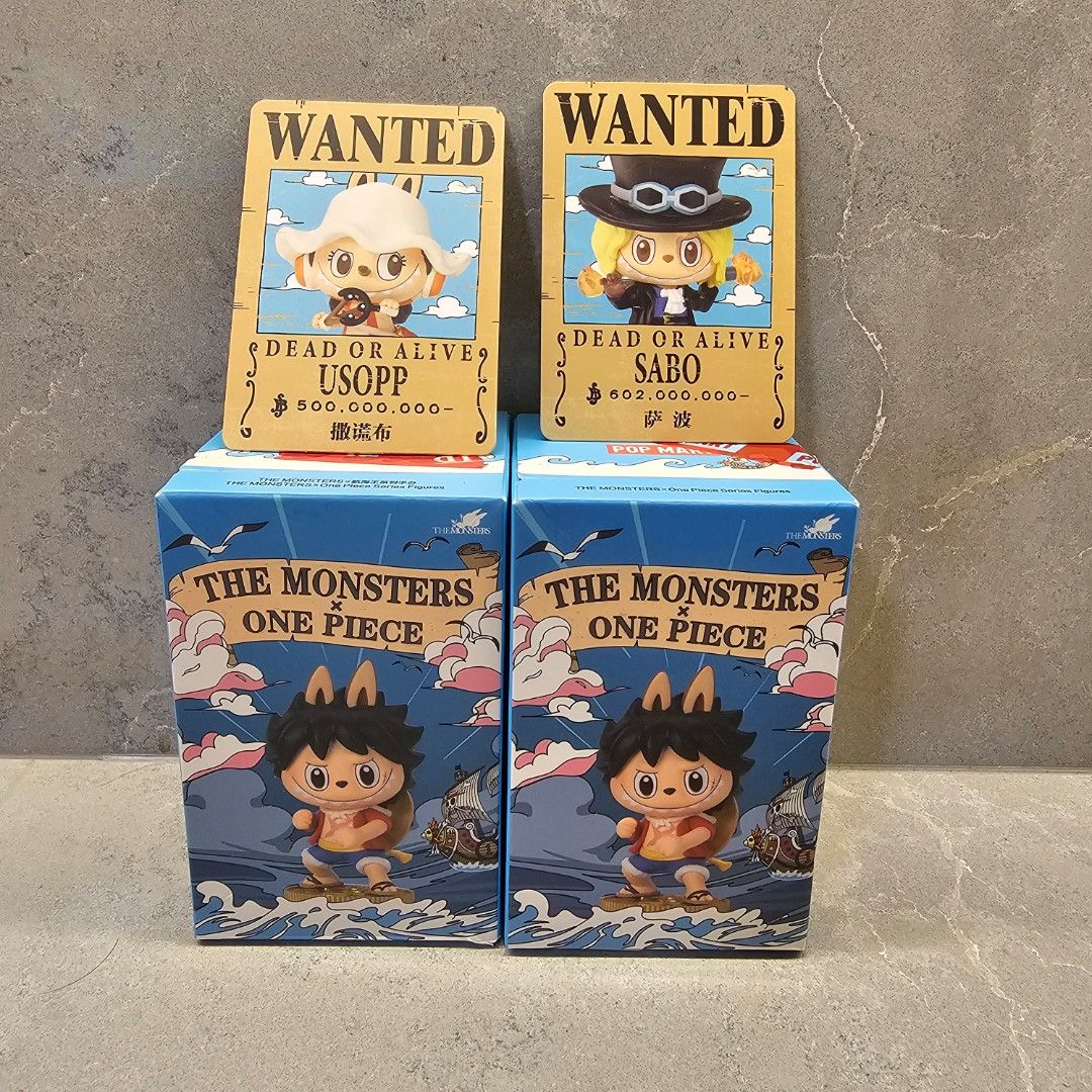 One Piece Labubu The Monster, Hobbies & Toys, Toys & Games on Carousell
