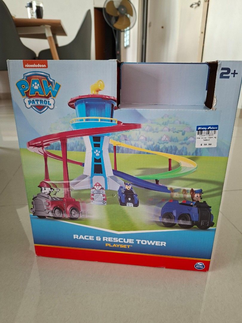 Paw Patrol Race & Rescue Tower Playset, Hobbies & Toys, Toys & Games on ...