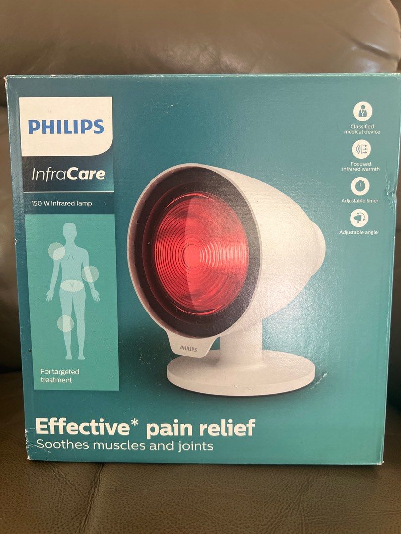 Philips InfraCare 150W Infrared Lamp, Health & Nutrition, Medical ...
