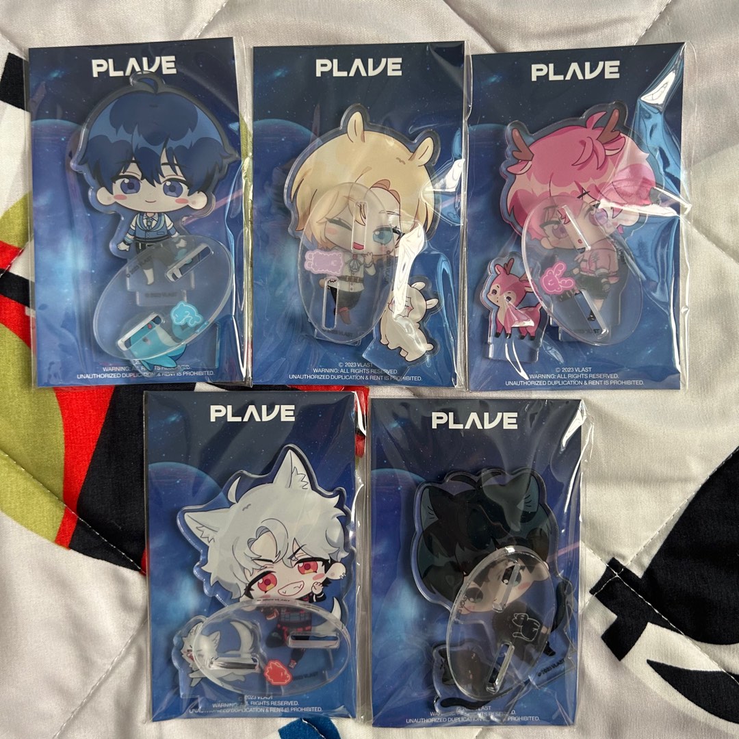 PLAVE x Aniplus Cafe Acrylic Standee, Hobbies & Toys, Memorabilia ...