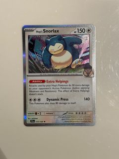 Pokemon Card - Hop’s Snorlax 136/193, Hobbies & Toys, Toys & Games on ...