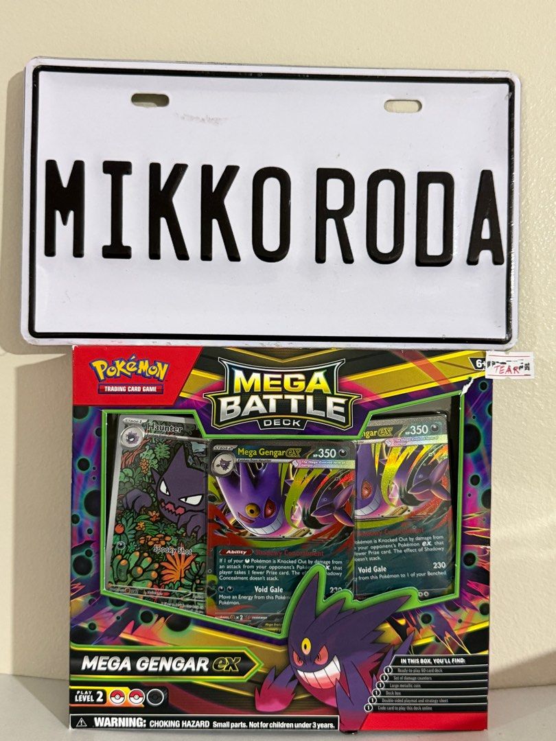 Pokemon Mega Battle Deck Box - Mega Gengar EX, Hobbies & Toys, Toys ...