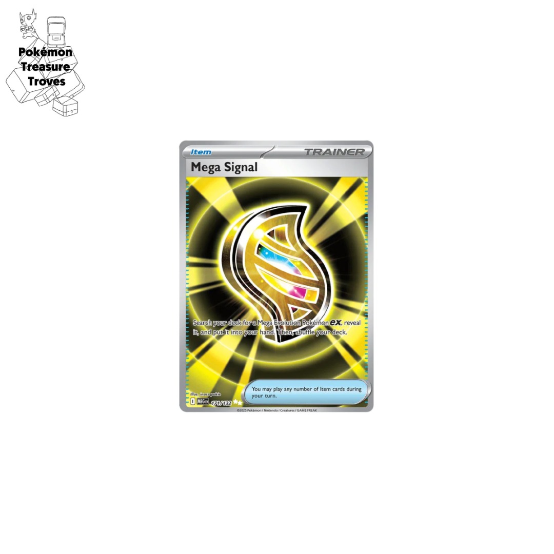 Pokemon Mega Evolution Mega Signal Card, Hobbies & Toys, Toys & Games ...