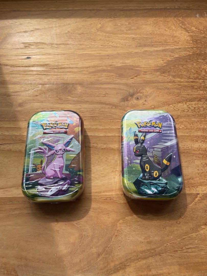 Pokemon TCG Scarlet & Violet Prismatic Evolution Mini Tin, Hobbies ...