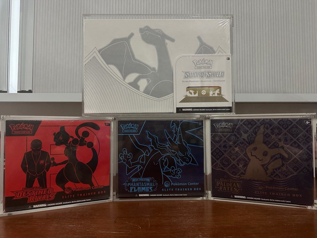 Pokemon TCG SWSH Zard UPC, Destined Rivals, Paldean Fates, Phantasmal ...