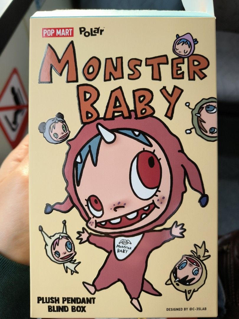 POP MART Monster Baby Plush Pendant Blind Box secret, Hobbies & Toys ...