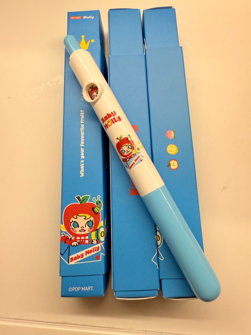 POPMART baby molly pen changing image - set in 3 pens, Hobbies & Toys ...