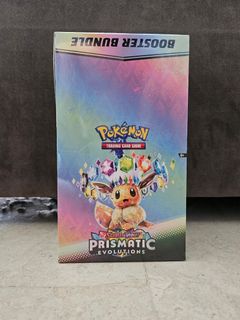 Pokemon Scarlet & Violet Prismatic Evolutions Booster Bundle Display ...