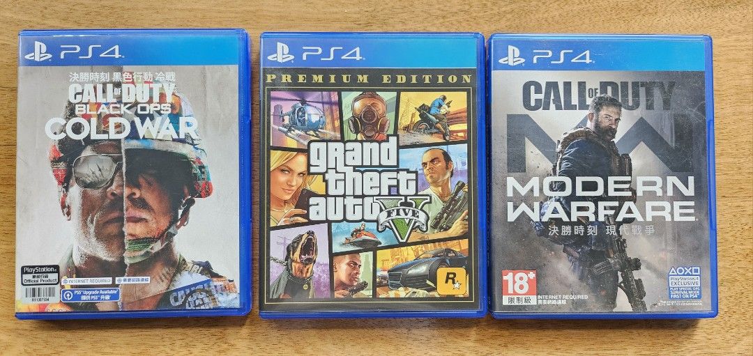 PS4 Games: Call of Duty, Grand Theft Auto, Cold War, Video Gaming ...