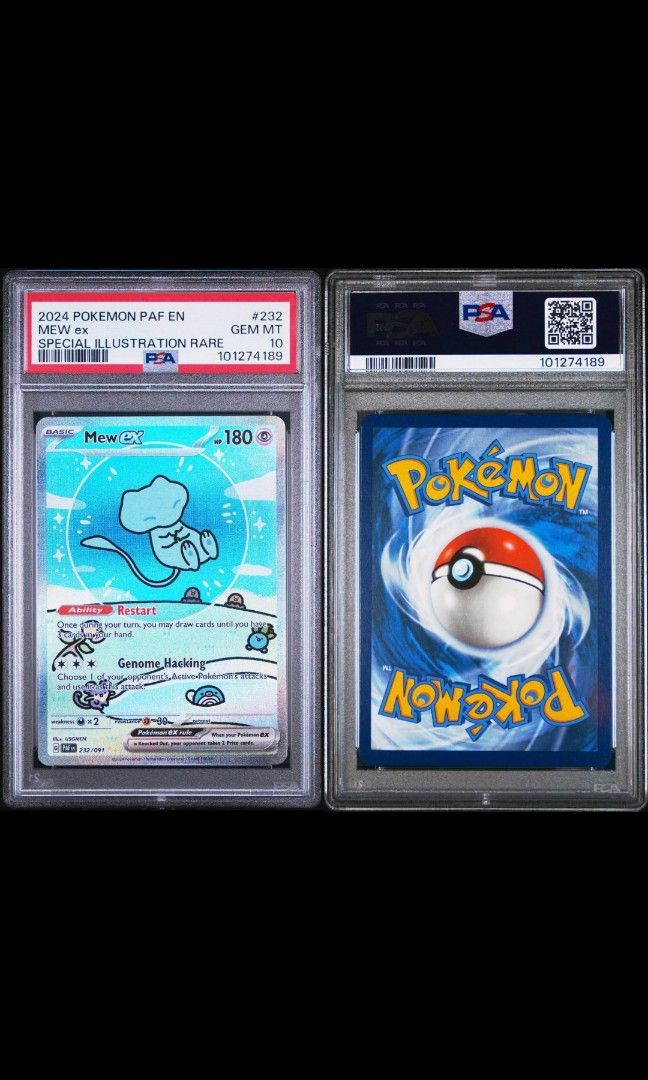 2024 Pokemon PSA 10 Bubble Mew SIR Paldean Fates English, Hobbies ...