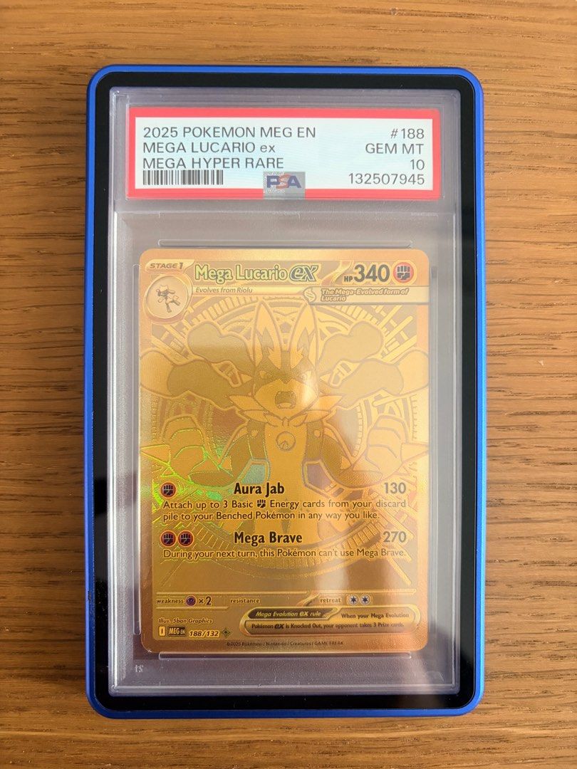 [PSA 10] Mega Lucario EX MUR Hyper Rare Card, Hobbies & Toys, Toys ...